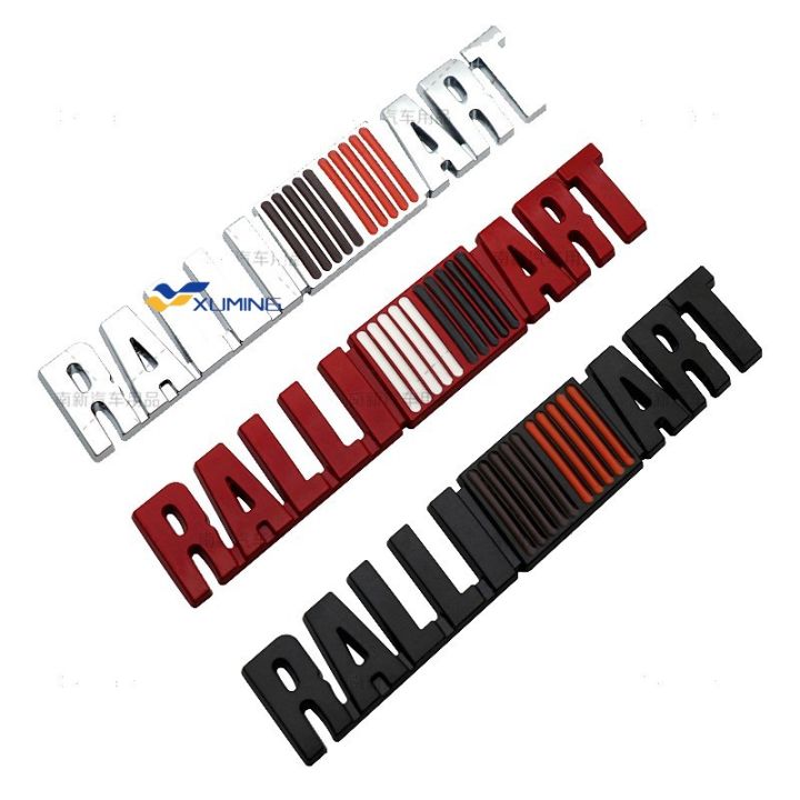 RALLIART Logo Car Tail Sticker for Mitsubishi Pajero Lanser | Lazada