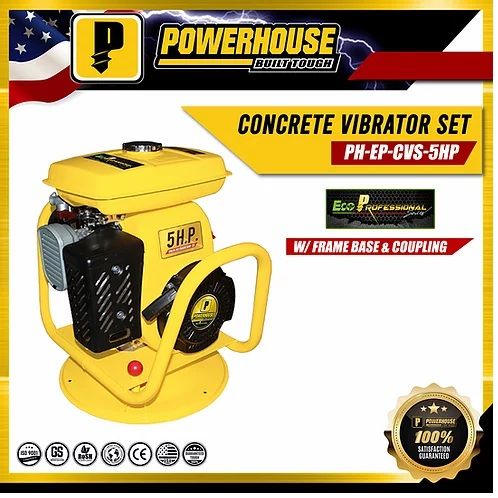 CONCRETE VIBRATION TOOL SET W/FRAME BASE & COUPLING (PH-EP-CVS-5HP ...