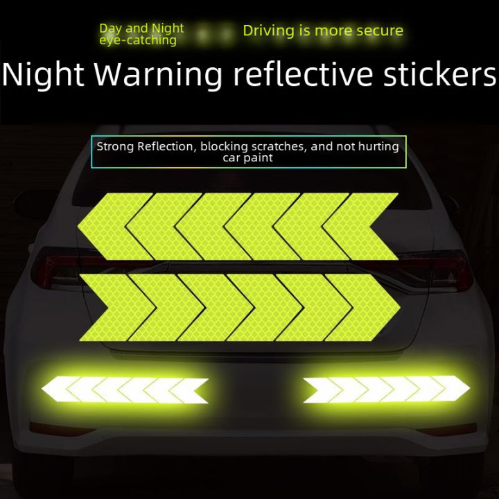 3M Reflective Vehicle Stickers - Customizable Night Safety Decals for ...