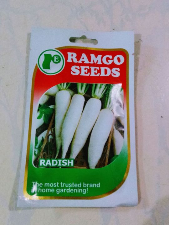 RADIAH SEEDS (PACK SIZE) RAMGO SEEDS | Lazada PH