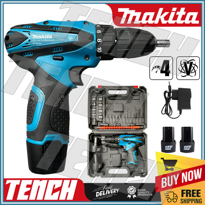 Makita Original Electtic Drill Set Cordless Drill Screwdriver Portable ...