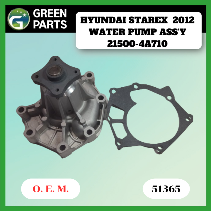 WATER PUMP ASSEMBLY FOR HYUNDAI GRAND STAREX CRDI ENGINE MODEL 2008 UP ...