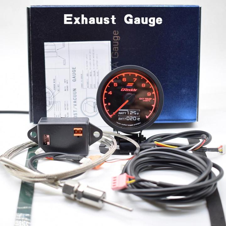 GREDDY Multi D/A LCD Digital Display Meter Ext Temp Gauge 7 Colours 2 ...