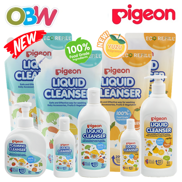 Pigeon Liquid Cleanser 700ml Bottle / 650ml Refill (Single/Twin Pack ... Pigeon Liquid Cleanser 700ml Bottle / 650ml Refill (Single/Twin Pack ...