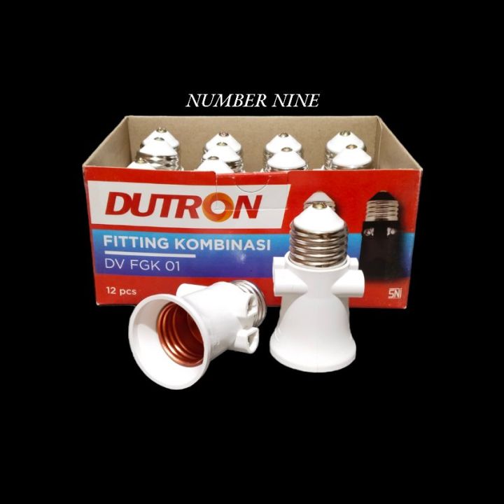 (Paket Isi 12) Dutron Fitting Lampu Kombinasi | Lazada Indonesia