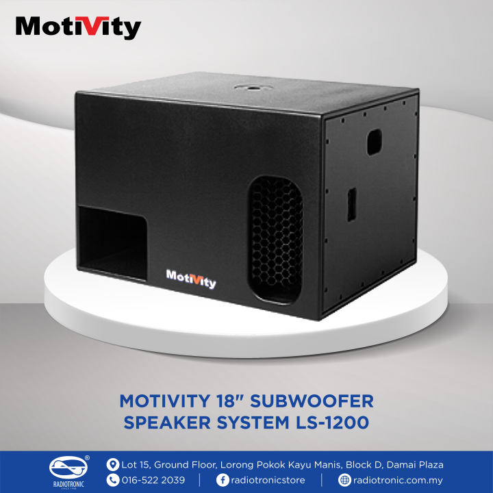 MOTIVITY 18" SUBWOOFER SPEAKER SYSTEM LS-1200 | Lazada