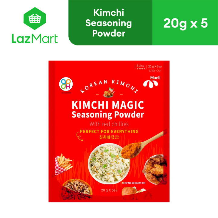 Hana Korean Kimchi Magic Seasoning Powder 100g (20g x 5) | Lazada PH