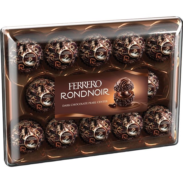 Ferrero Rondnoir Dark Chocolate เฟอร์เรโร่ ราวนัวร์ ดาร์กช็อกโกแลต ...