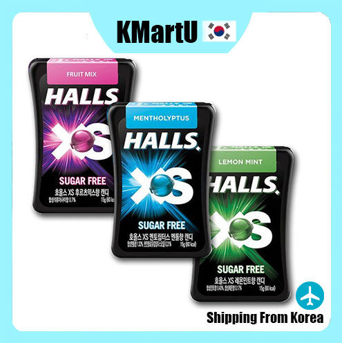 [FSC] Halls XS Sugar Free candy, Mini Candy 15gm (Fruit Mix, Mentholyptus, Lemon Mint) | Lazada PH