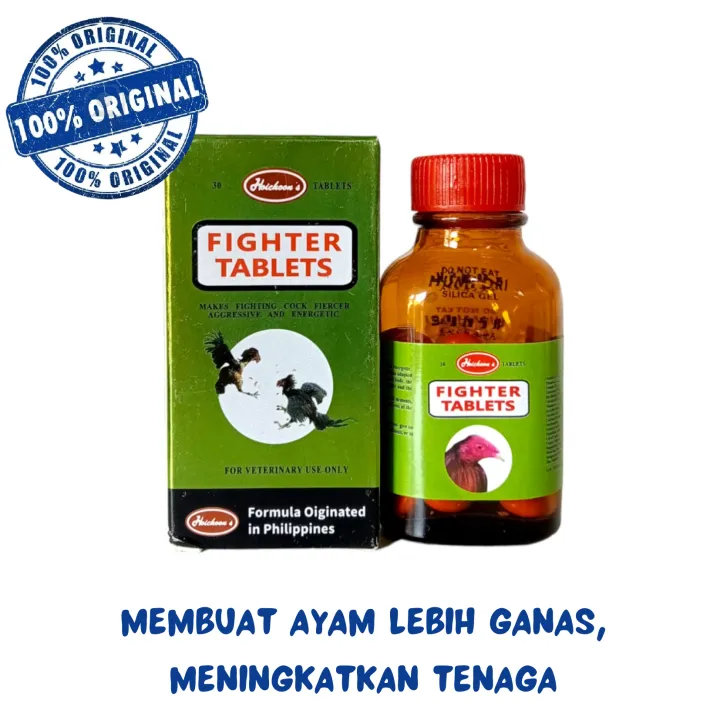 vitamin ayam FIGHTER TABLETS 30 TABLETS - vitamin ayam aduan menambah ...