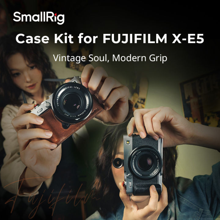 SmallRig Bộ bao da máy ảnh X-E5 | Tay cầm ngón tay cái | Tấm gắn hình ...