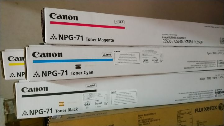 หมึก CANON ADVANCE NPG-71 ชุด 4สี C5535 C5540 C5550 C5560 | Lazada.co.th