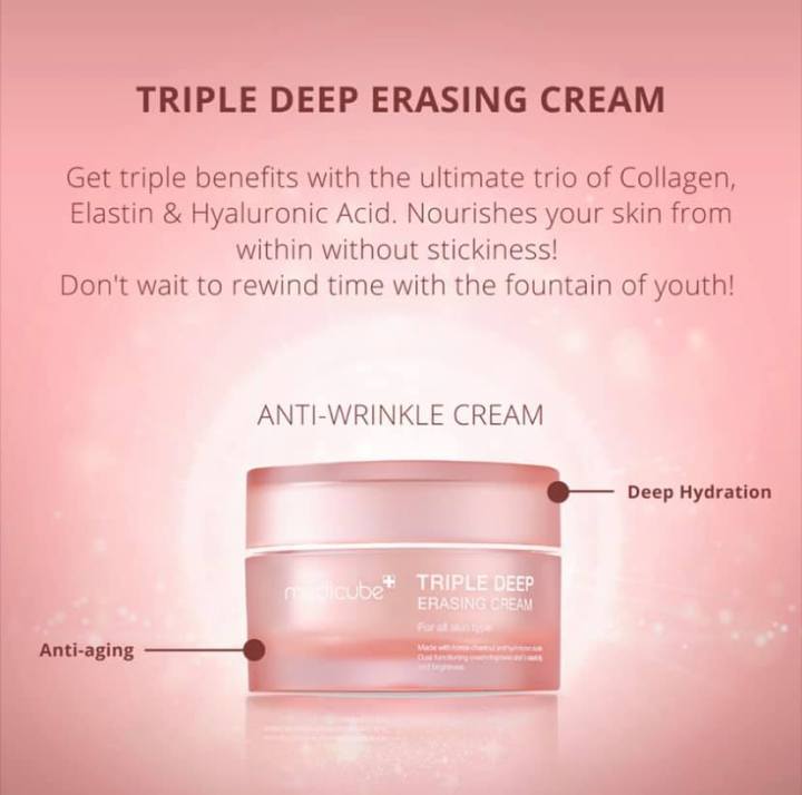 Shoplinhvu,KEM DƯỠNG COLLAGEN MEDICUBE TRIPLE DEEP ERASING CREAM 50ML ...
