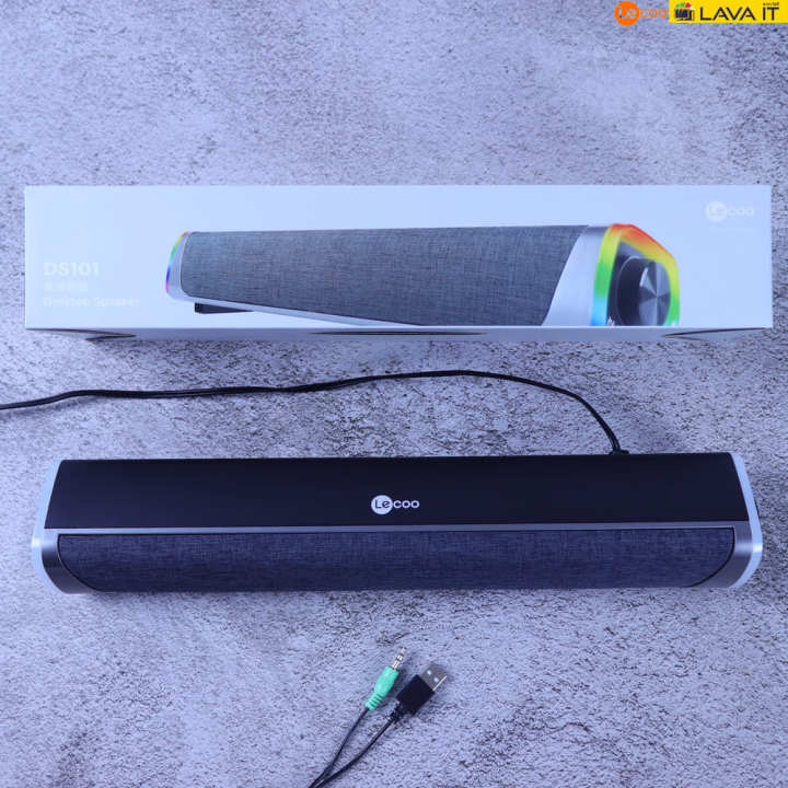 Lecoo DS-101 Speaker ลำโพง Sound Bar มีสาย/Bluetooth ระบบเสียงเซอร์ราว ...