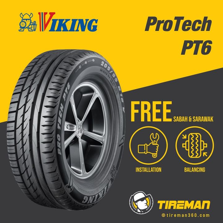 Viking ProTech PT6 15 16 17 18 Inch Tayar Tire (FREE INSTALLATION ...