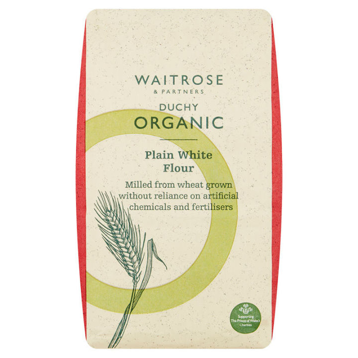 Waitrose Duchy Organic Plain White Flour เวทโทรส ดัชชี่ ออร์แกนิค เพลน ...