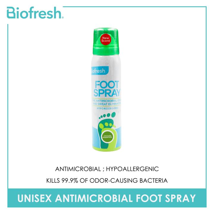 Biofresh Unisex Antimicrobial Citronella Peppermint Foot Spray 1 piece ...