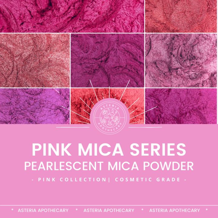 Mica Colorant | "Pink Mica Series" | Cosmetic Grade | Soap | Resin ...