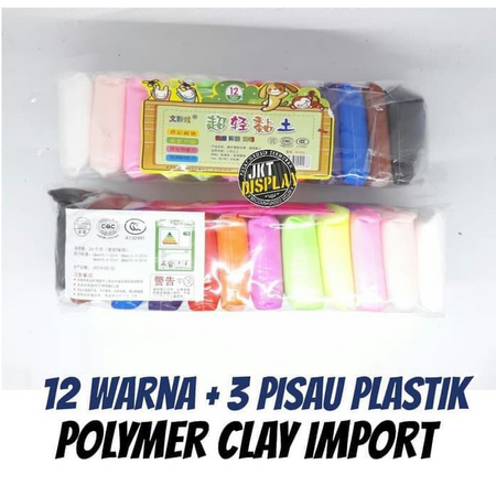 Polymer Clay Import 12 Warna | Lazada Indonesia