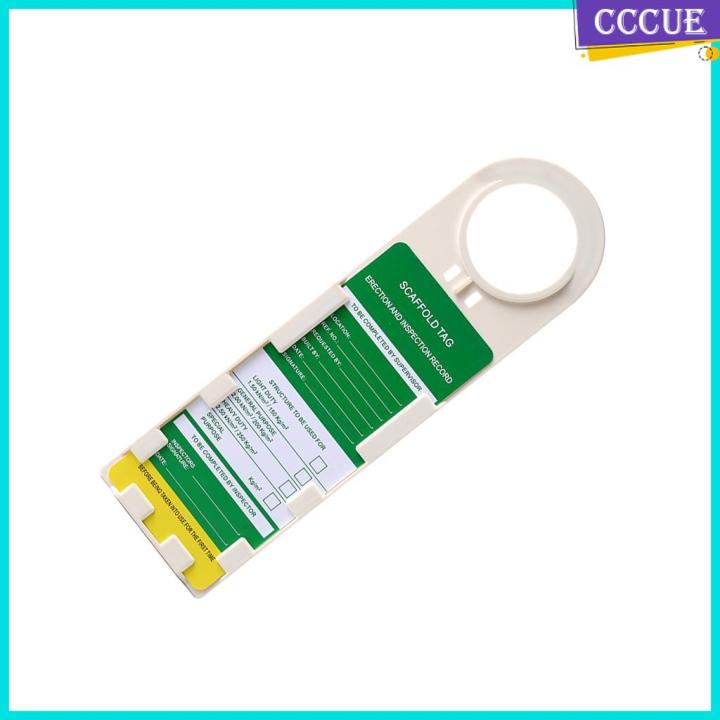 CCCUE Security Accident Prevention Tag & Holder Safety Scaffolding ...