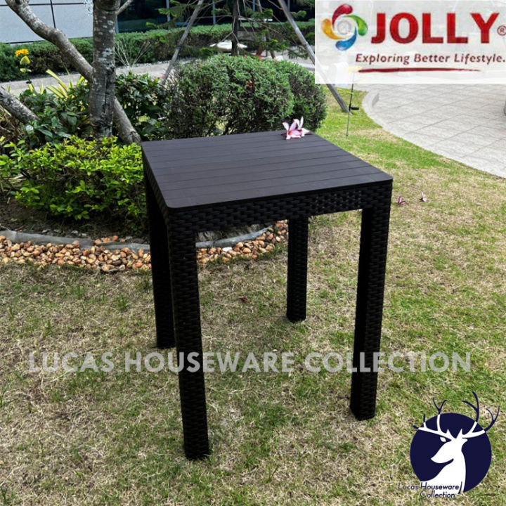 JOLLY RATTAN TABLE SQUARE SIDE TABLE 22X22 BED SIDE TABLE STUDY TABLE ...