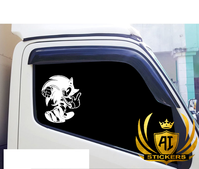 Sticker lorry sonic untuk tingkap tepi lorry brand oracal X 2 | Lazada