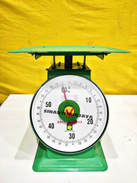 TIMBANGAN DUDUK JARUM / PEGAS 60kg Timbangan laundry, Timbangan ...