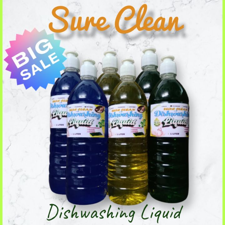 SURe CLEAN PREMIUM DISHWASHING LIQUID 1 LITER | Lazada PH