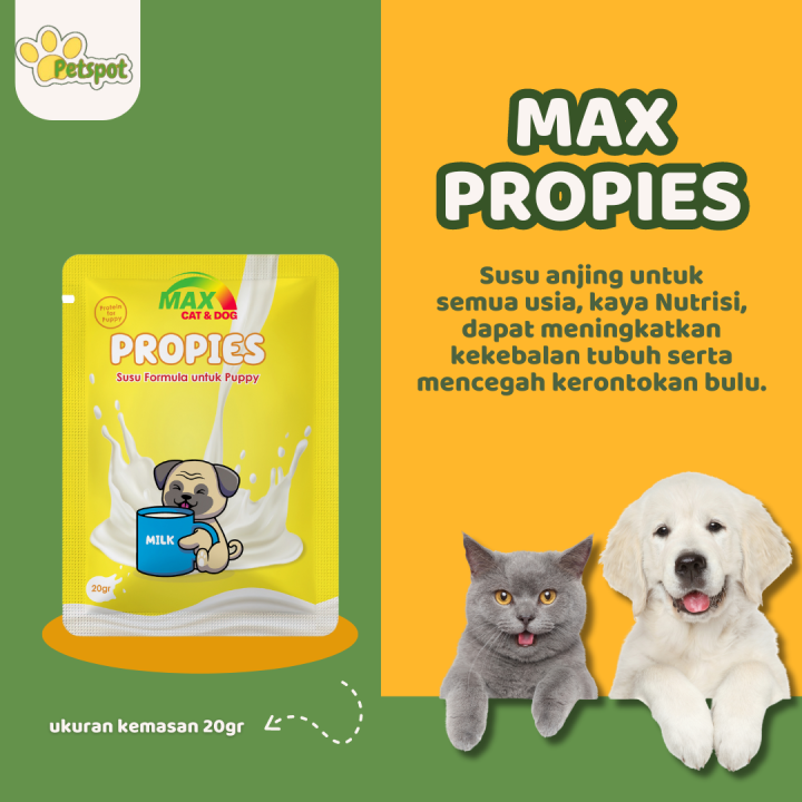 MAX PROPIES 20GR | Susu Formula Untuk Puppy | Lazada Indonesia