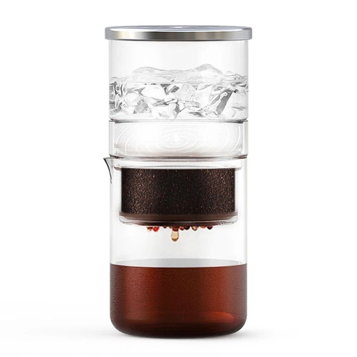 D5JKY Smooth Cold Brew Coffee Maker Stainless Steel Filter QuickBrew ...