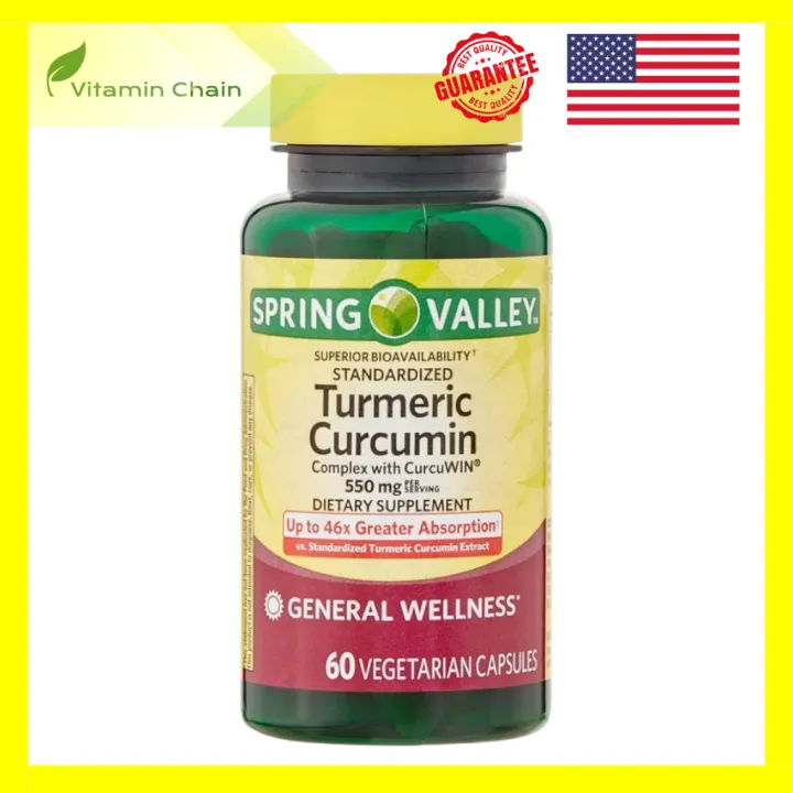 Turmeric Curcumin Complex with CurcuWIN 550mg 60Caps | Lazada PH