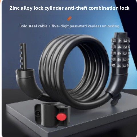 Anti theft bicycle lock, Password lock, Electric vehicle cable lock ...