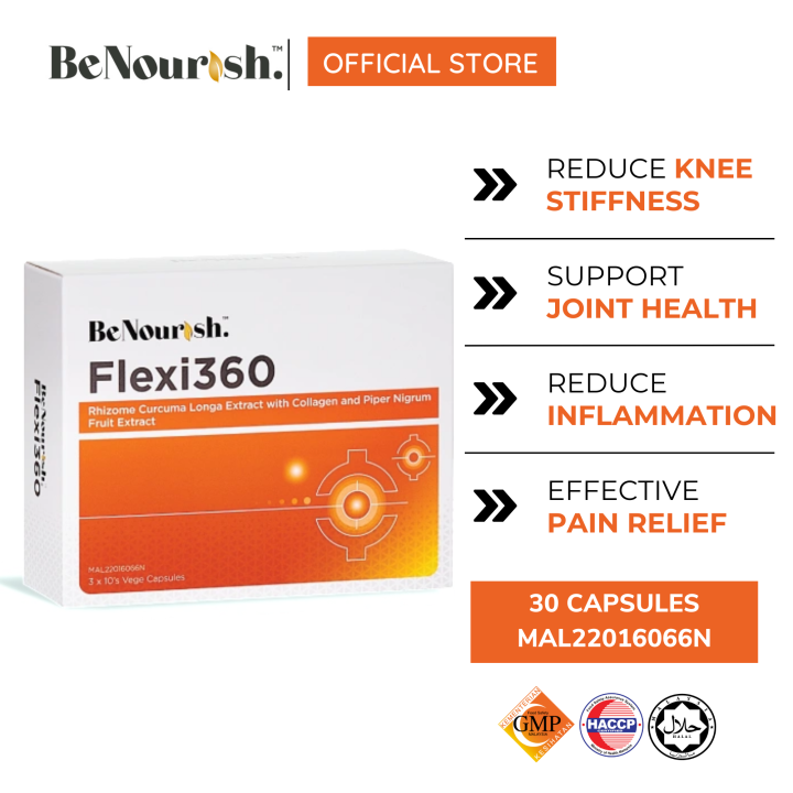 BeNourish Flexi 360 30 Capsules - Relieve Joint Pain | Reduce ...