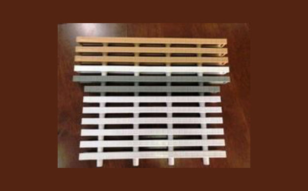 ABS Grating 300mmx12.8mmx25mm [Beige, Gray, or Black] (per meter run ...