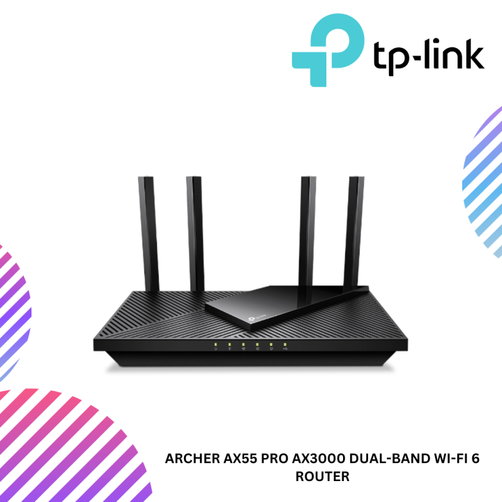 Archer AX55 Pro AX3000 Dual-Band Wi-Fi 6 Router | Lazada