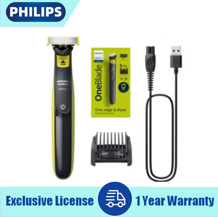 Philips Norelco OneBlade, Hybrid Electric Trimmer and Shaver | Lazada PH