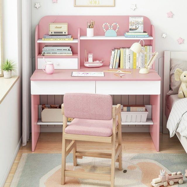 Kids Study Table Set Study Table For Kids Study Table Children Girl ...