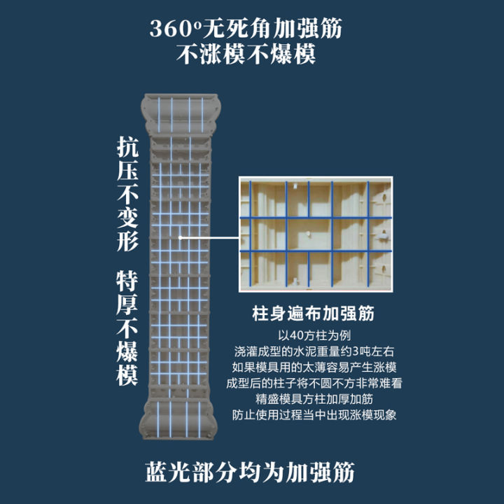 Roman column mould square column model of square cement column building ...