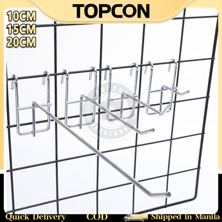Per Piece Heavy Duty Screen Hooks Wire Mesh Coated Hook | For Grid Wall ...