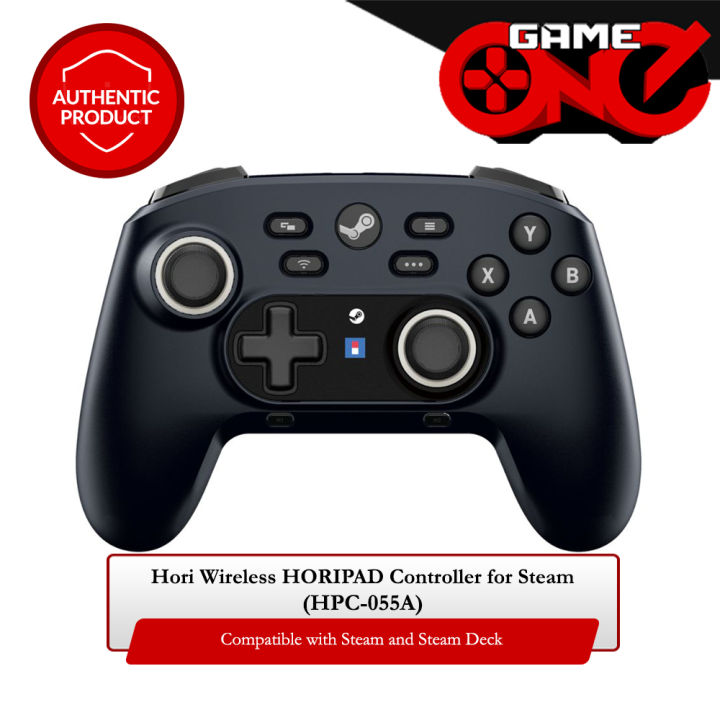 Hori Wireless HORIPAD Controller for Steam (HPC-055A) - Black | Lazada PH