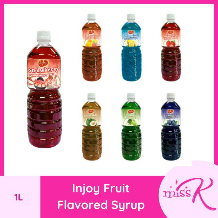 Injoy Fruit Flavored Syrup | 1 Liter | Lazada PH