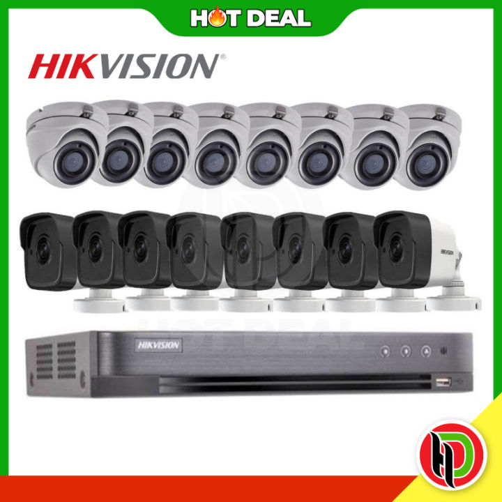 Hotdeal 16 Channel Hikvision 4MP POE Network NVR CCTV System With 16 x ...