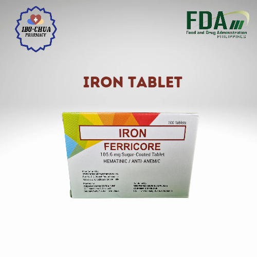 Ferrous Sulfate (Ferricore) 325mg | Lazada PH