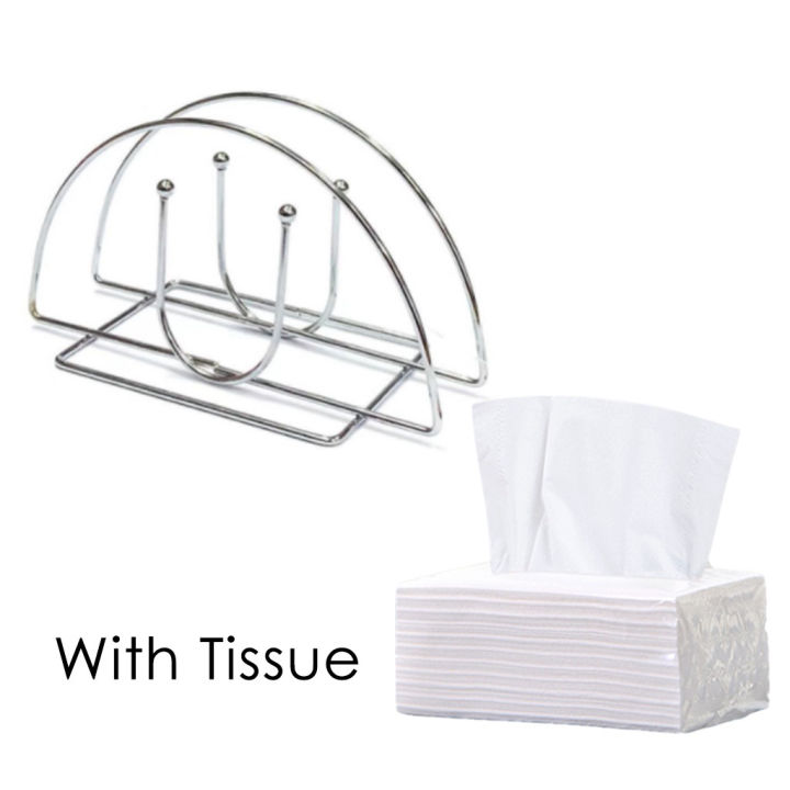 HEIM Stainless steel paper towel holder square tissue holder hotel ...