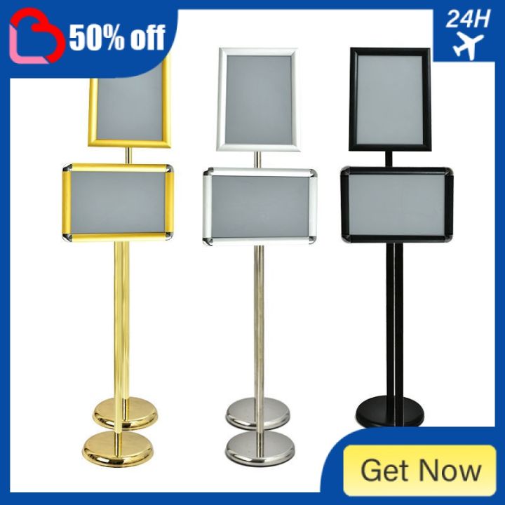 Stainless Steel A4 Standee Sign Vertical Billboard Water Sign Display ...