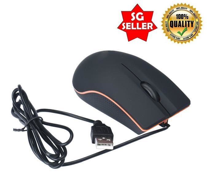 USB Mini Mouse 1000Dpi for Windows Mac Laptop 1.2 Meter | Lazada Singapore