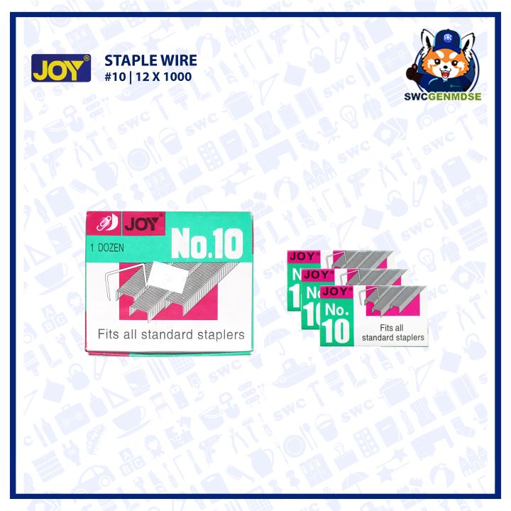 JOY #10 Staple Wire | 12 x 1000 Staples | Lazada PH