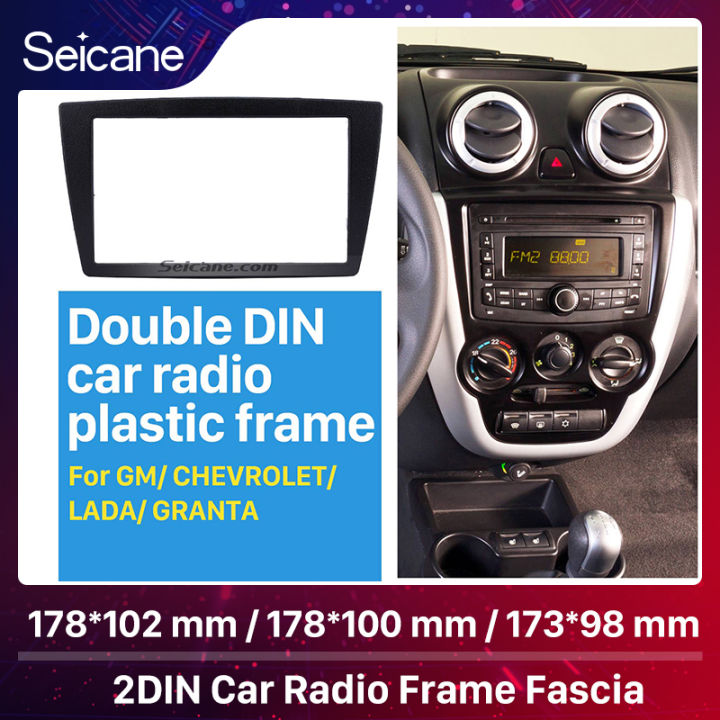 Seicane DOUBLE DIN for GM CHEVROLET LADA GRANTA Car Radio Fascia ...