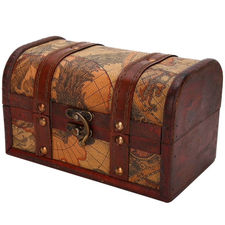 [EnidJuli] Vintage Wood Box Storage Boxes Jewelry Storage Case Handmade ...