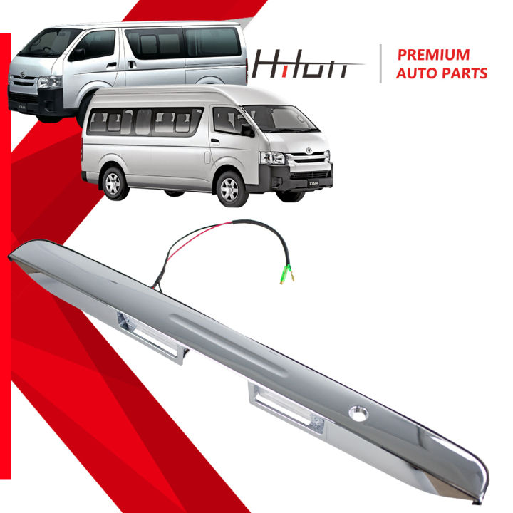 sbcm5 Rear License Plate Lamp Assembly Plating Black Chrome for Toyota ...